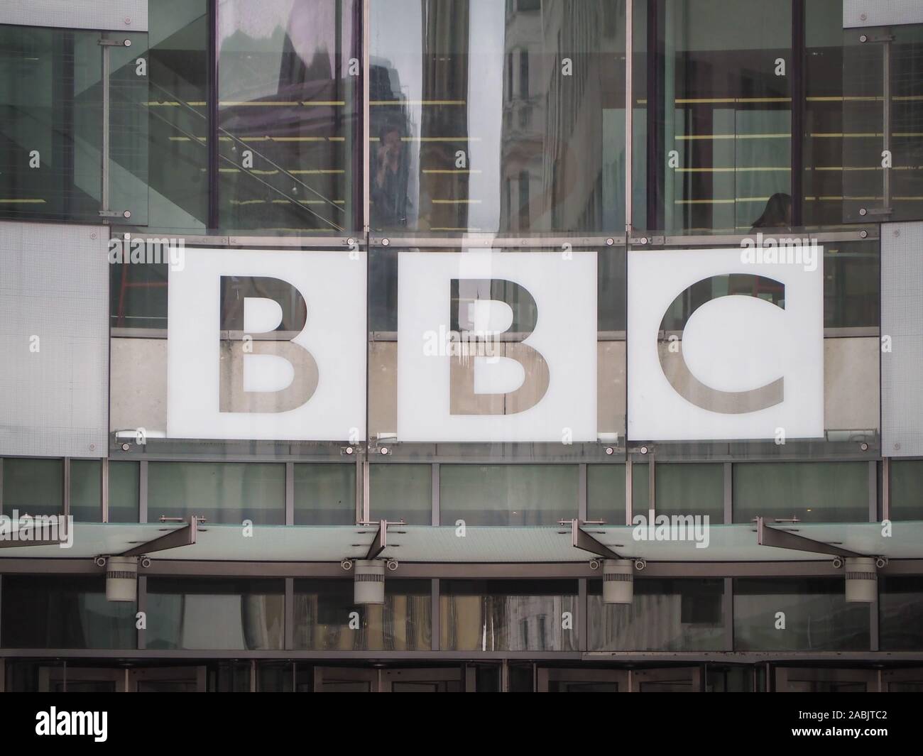 LONDON, UK - CIRCA SEPTEMBER 2019: BBC Broadcasting House headquarters ...
