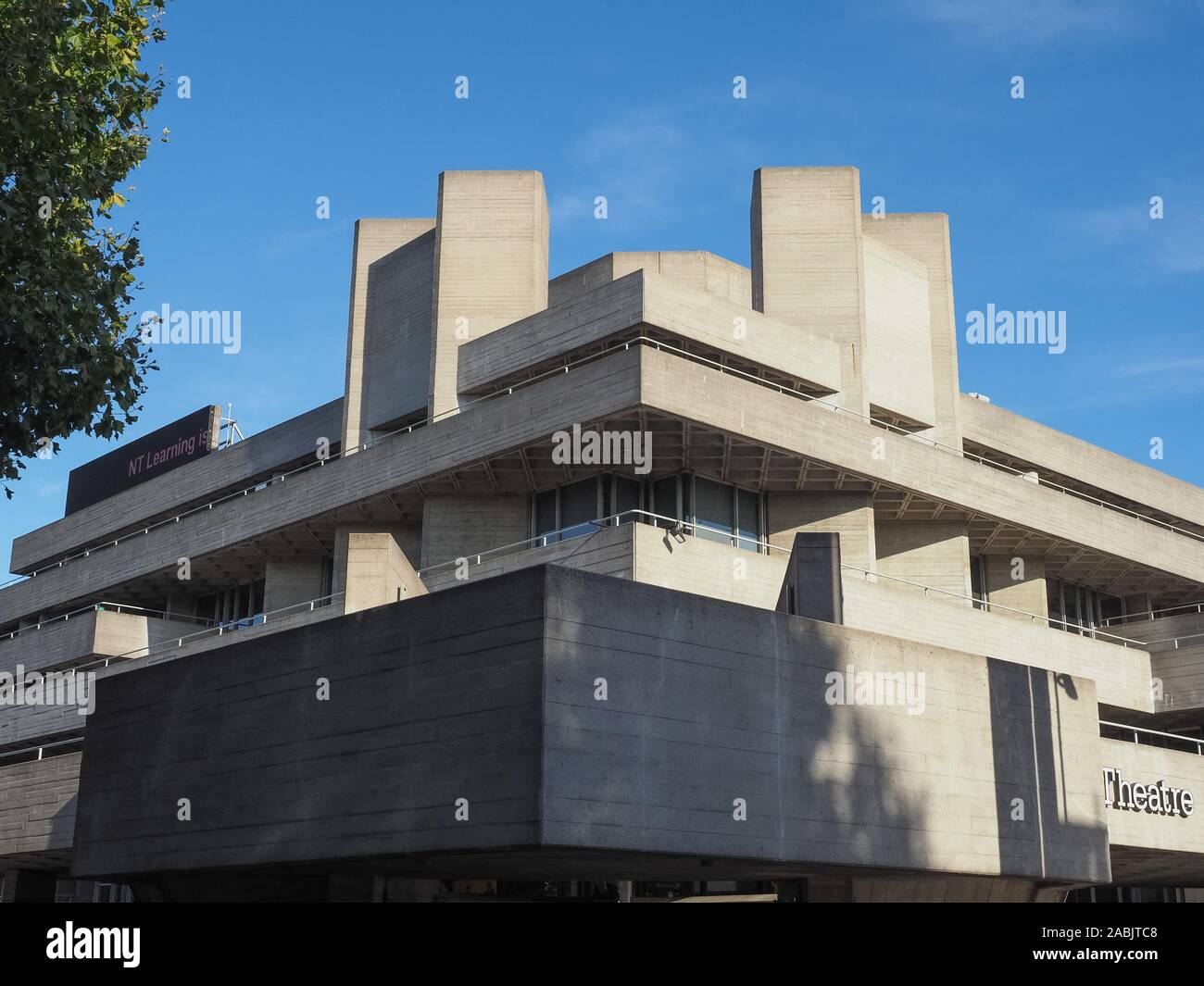 LONDON, UK - CIRCA SEPTEMBER 2019: The Royal National Theatre designed ...