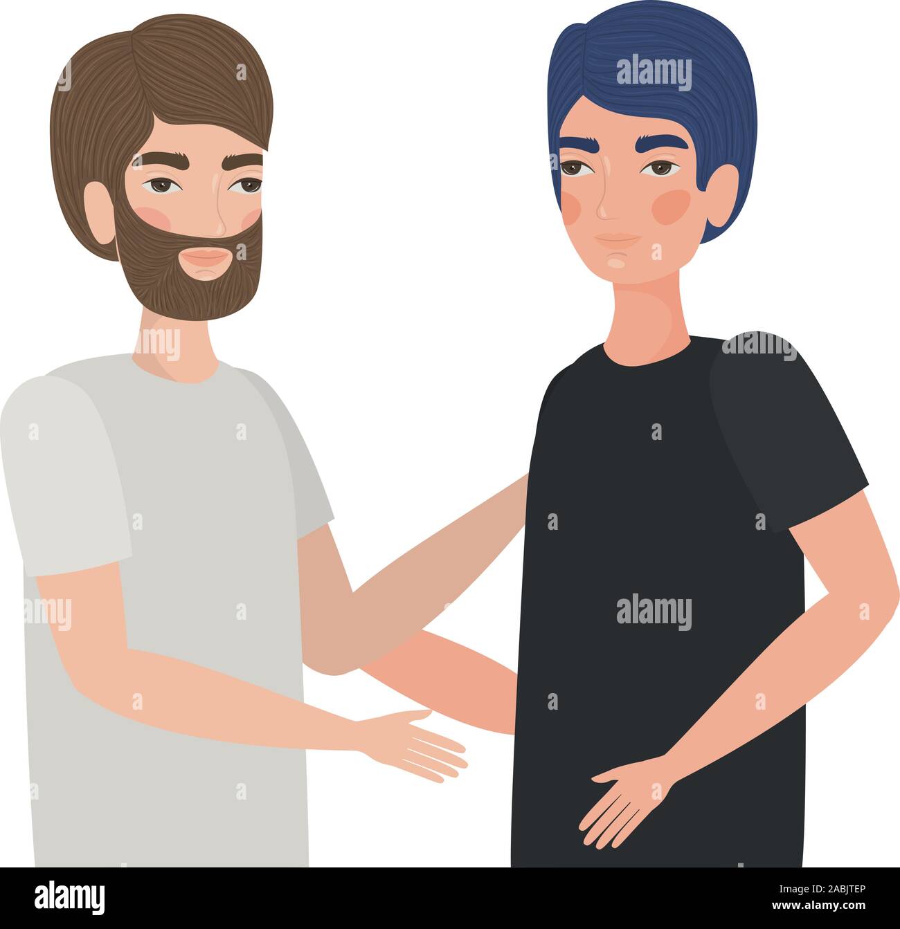 Cute men cartoons drawing vector design Stock Vector Image & Art - Alamy