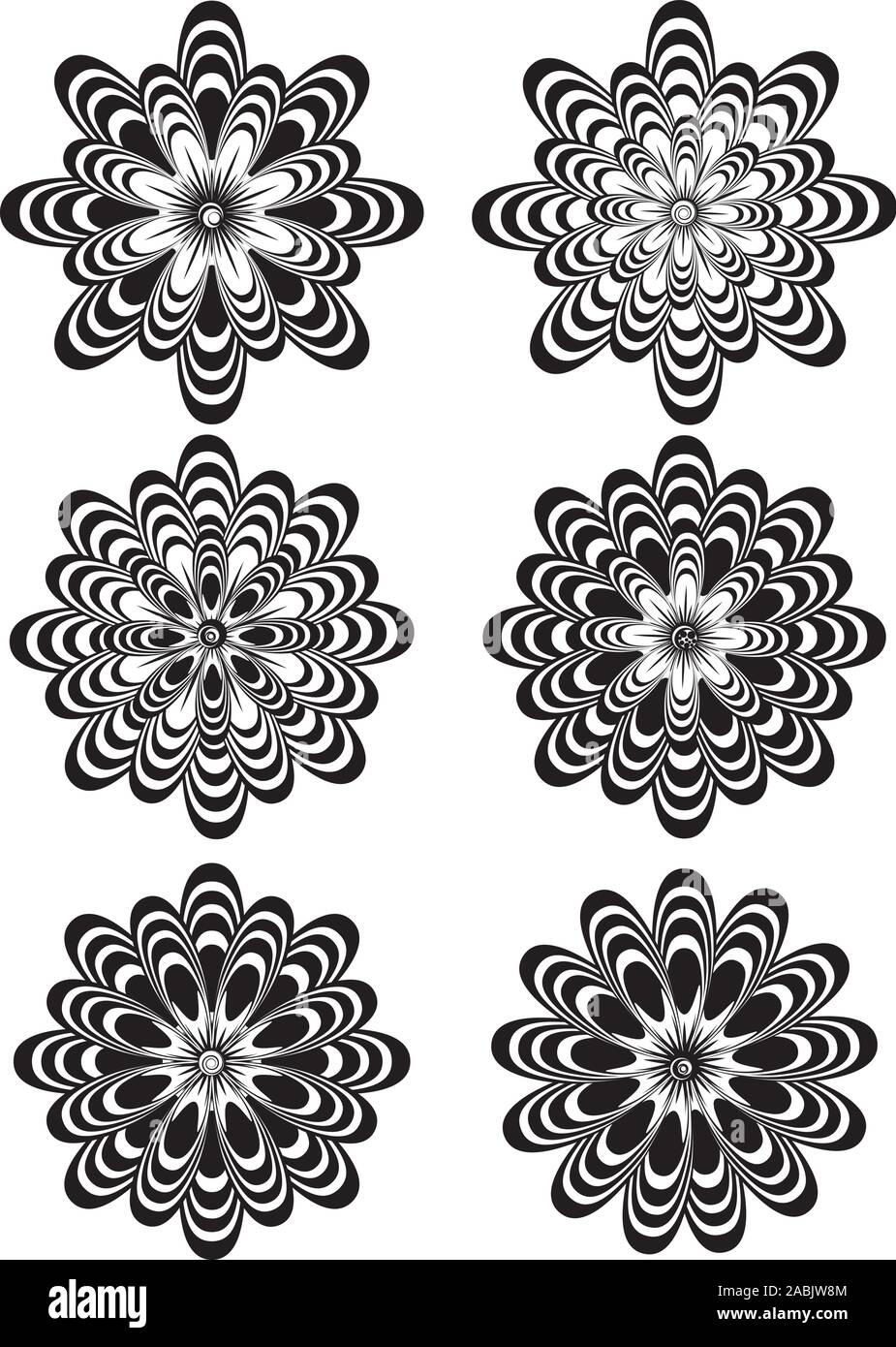 Stylistic flowers hi-res stock photography and images - Alamy