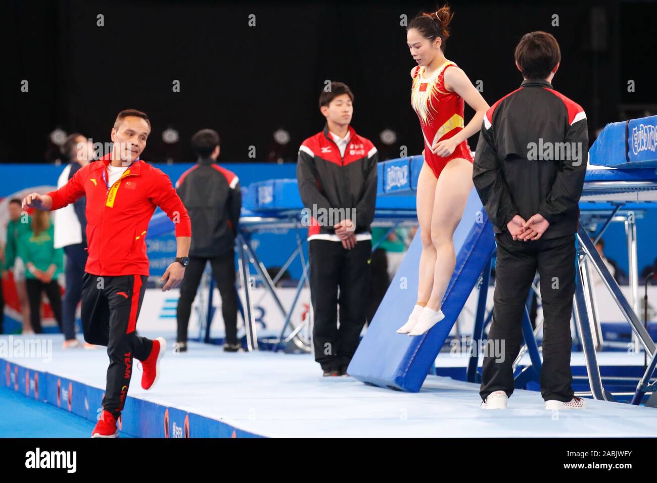HUANG Yanfei (CHN), NOVEMBER 28, 2019 - Trampoline : 34th FIG ...