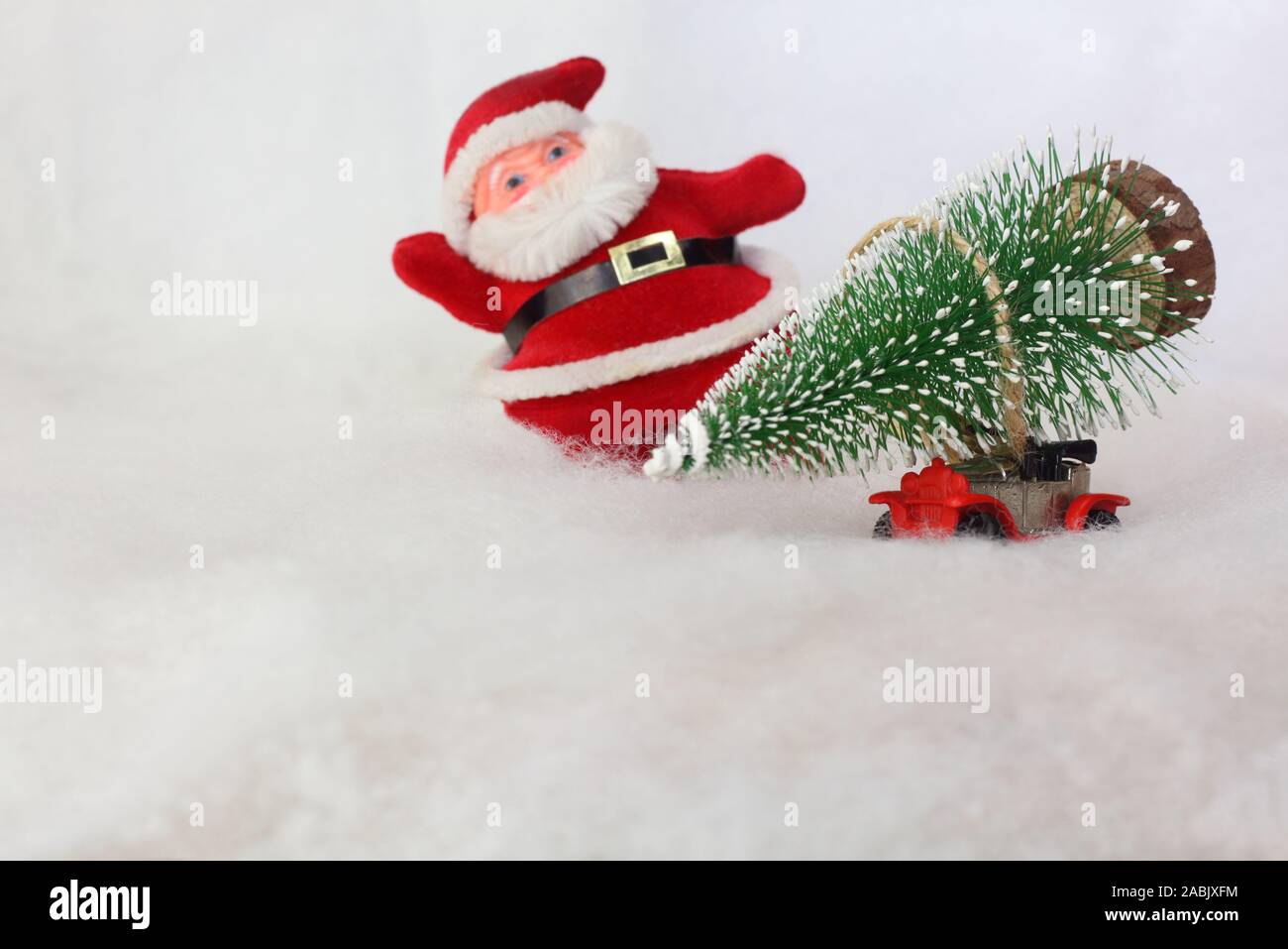 Blurry santa hi-res stock photography and images - Alamy