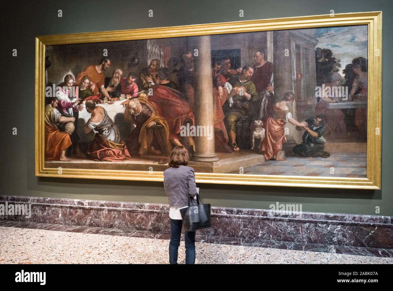 Italy, Milan: the Pinacotheca di Brera picture gallery in either ...