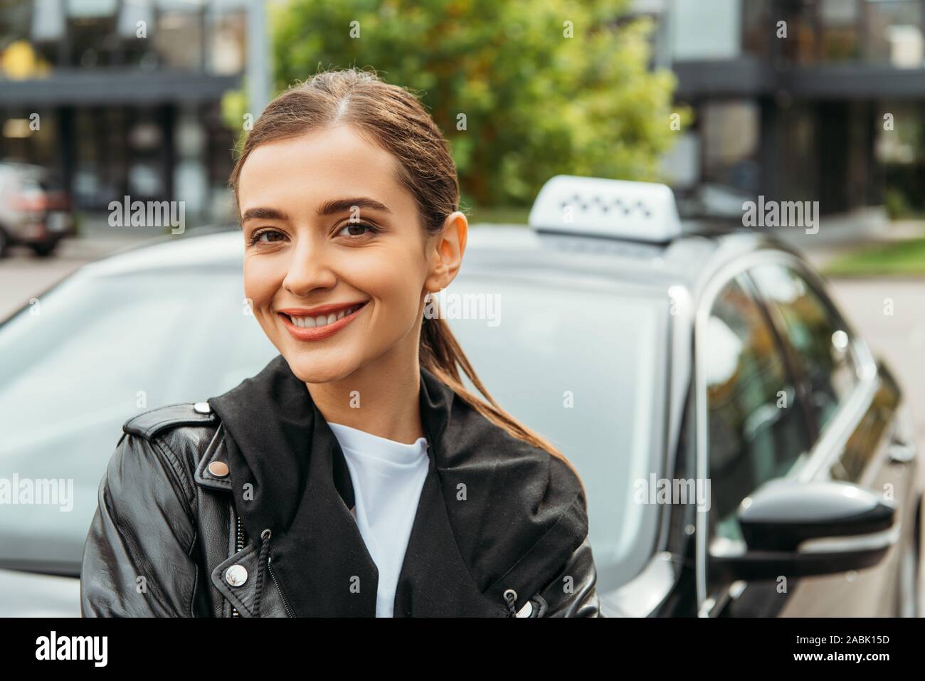 Woman taxi driver hi-res stock photography and images - Alamy