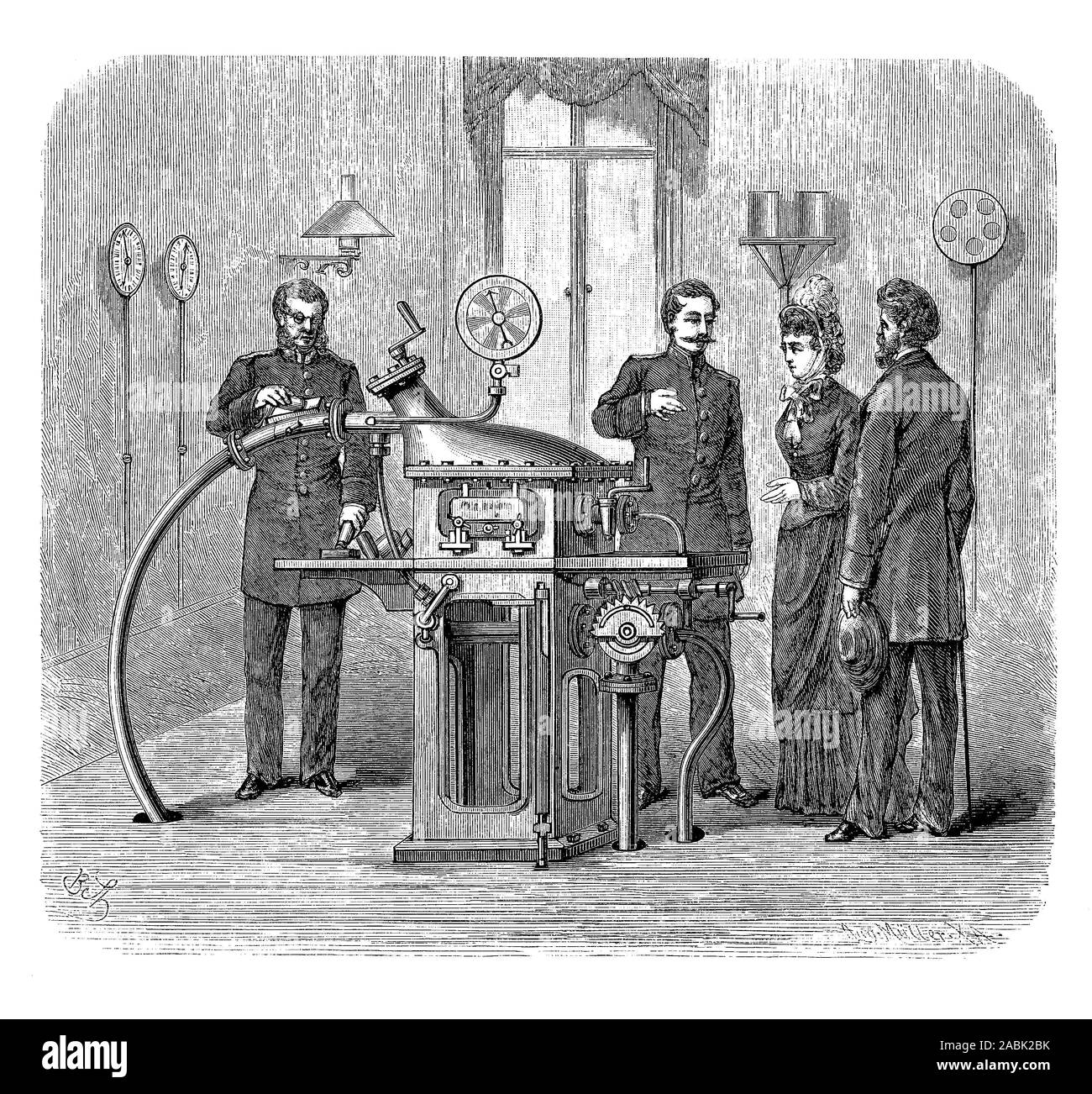 Old telegram machine hi-res stock photography and images - Alamy