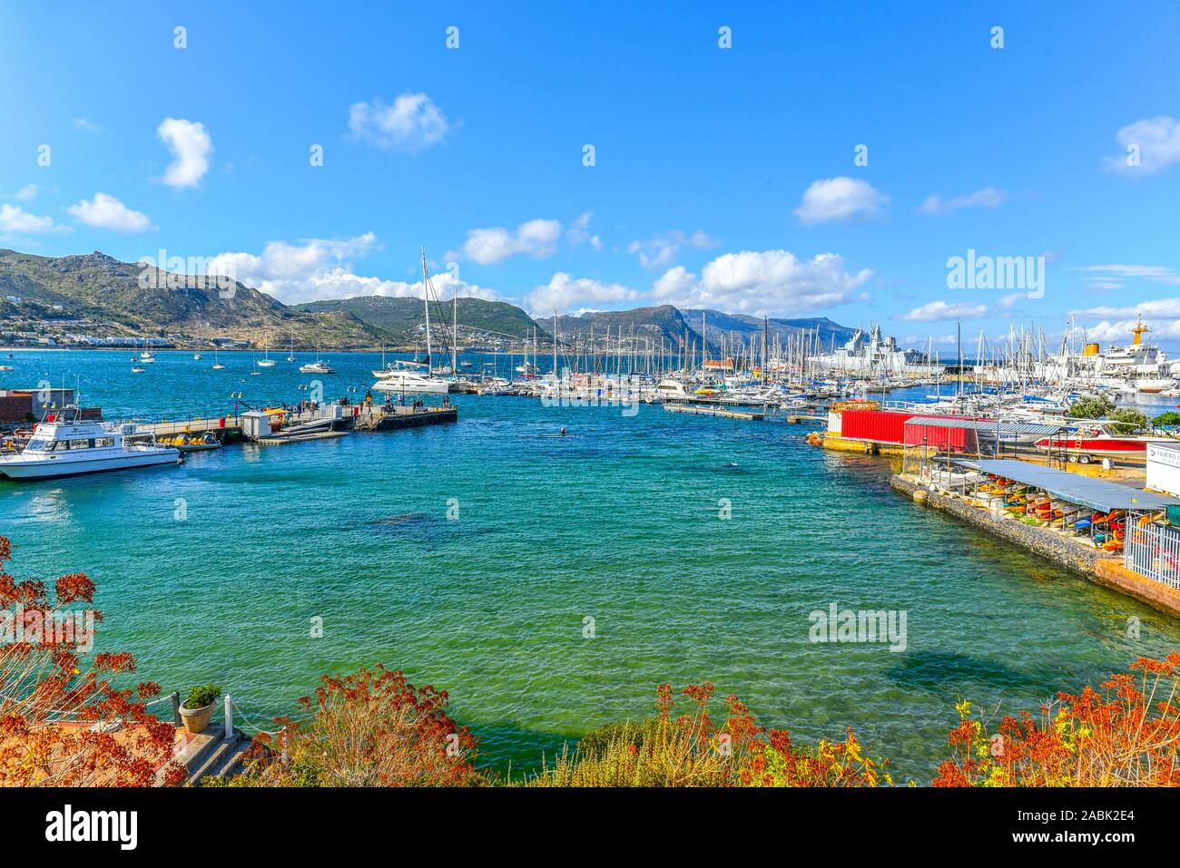 Simon's Town Harbour, Cape Town, Western Cape, South Africa Stock Photo ...