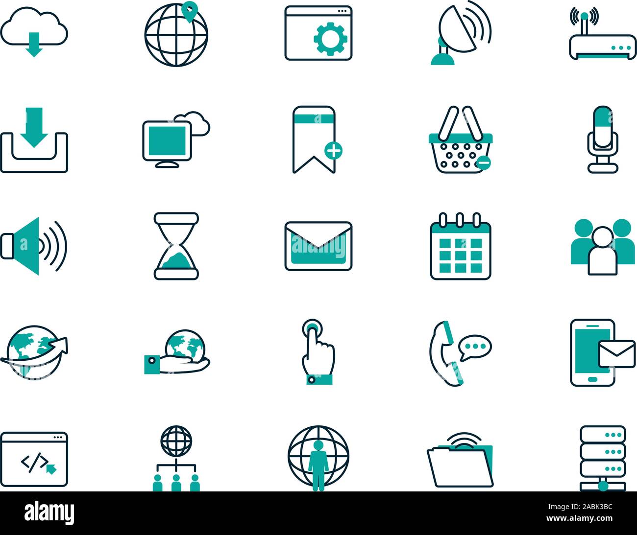 Digital and technology icon set vector design Stock Vector Image & Art ...