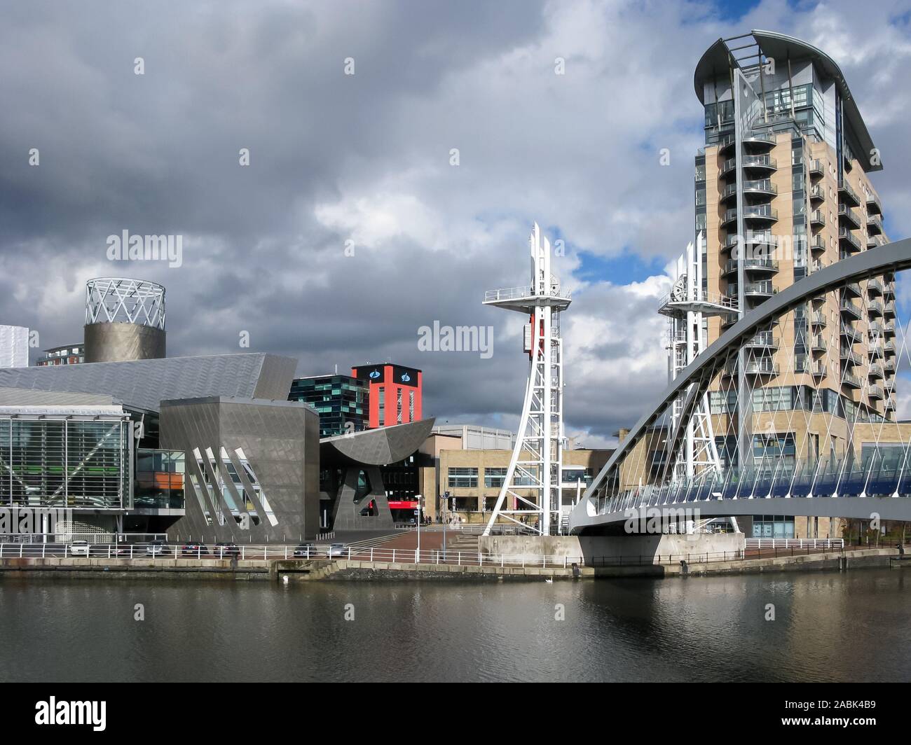 The Lowry Theatre, Imperial Point residential building and the Lowry ...