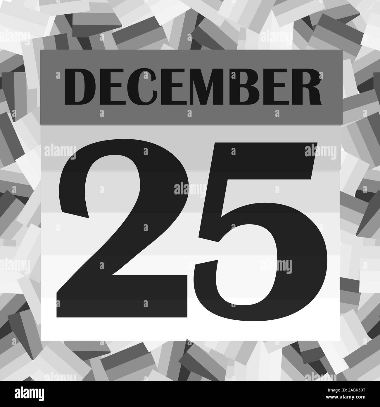December 25 icon. For planning important day. Banner for holidays and ...