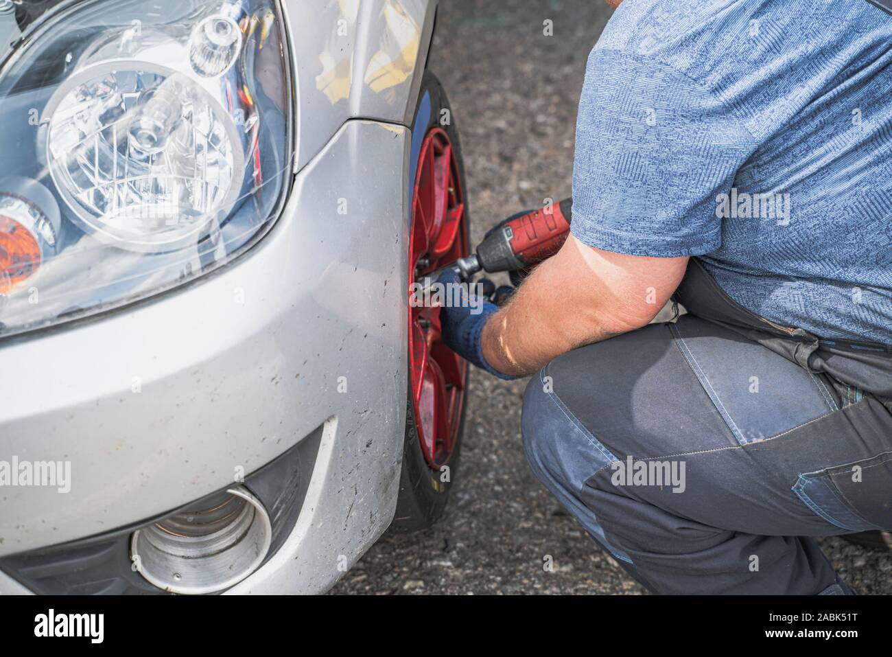 Checking underneath hi-res stock photography and images - Alamy