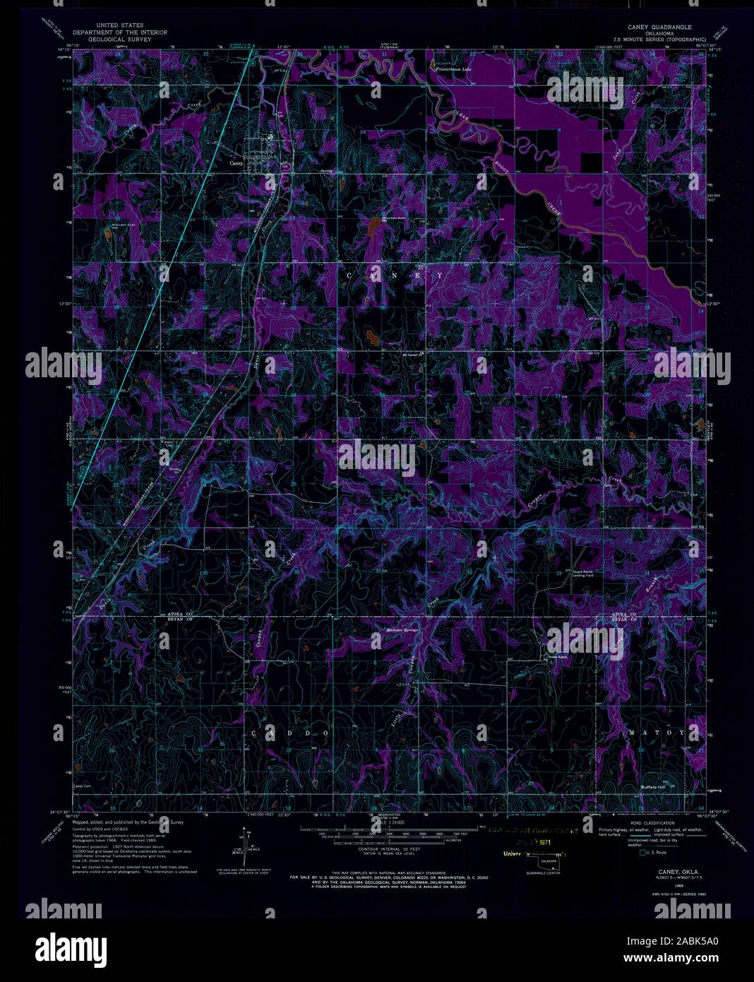 Map of caney hi-res stock photography and images - Alamy