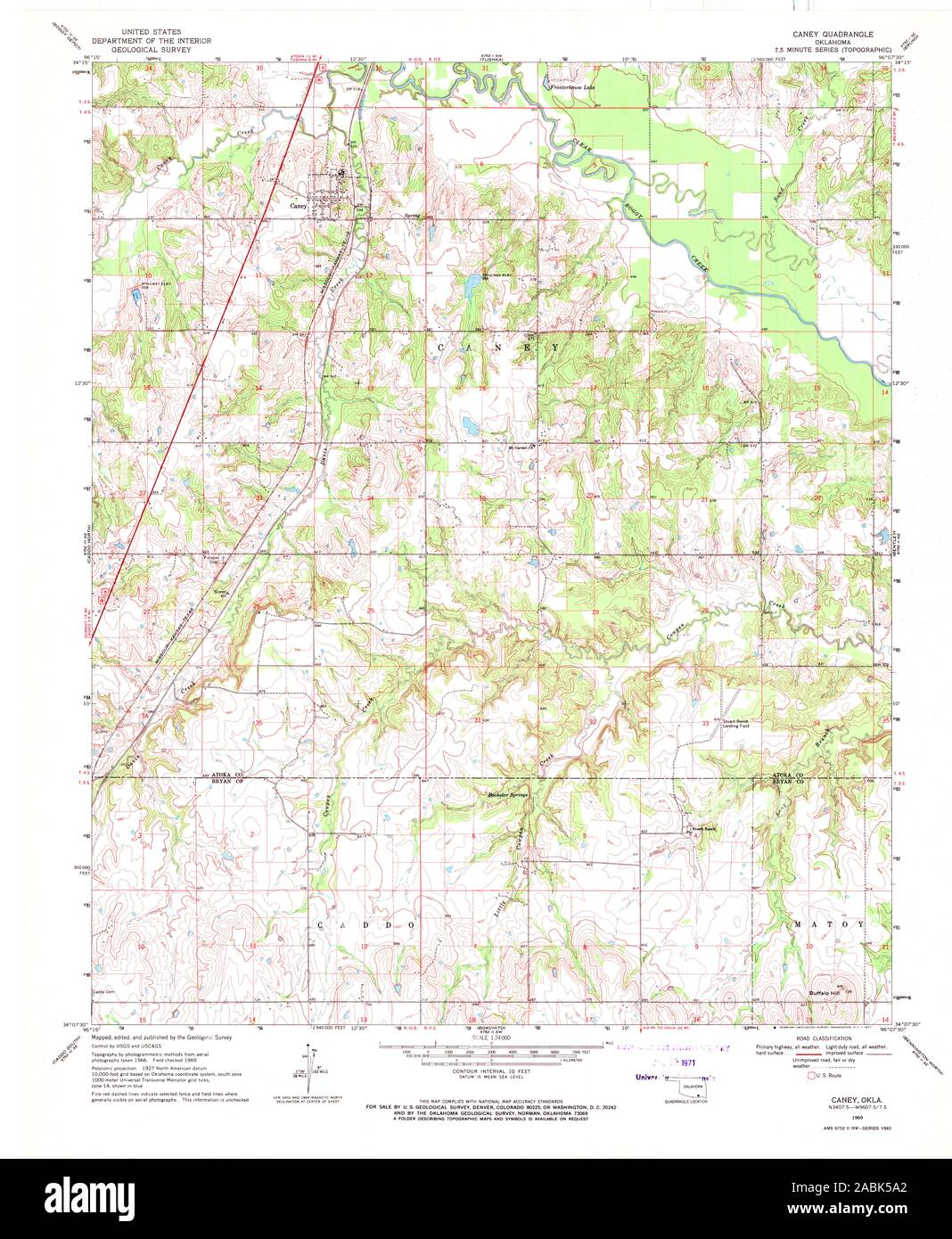 Map of caney hi-res stock photography and images - Alamy