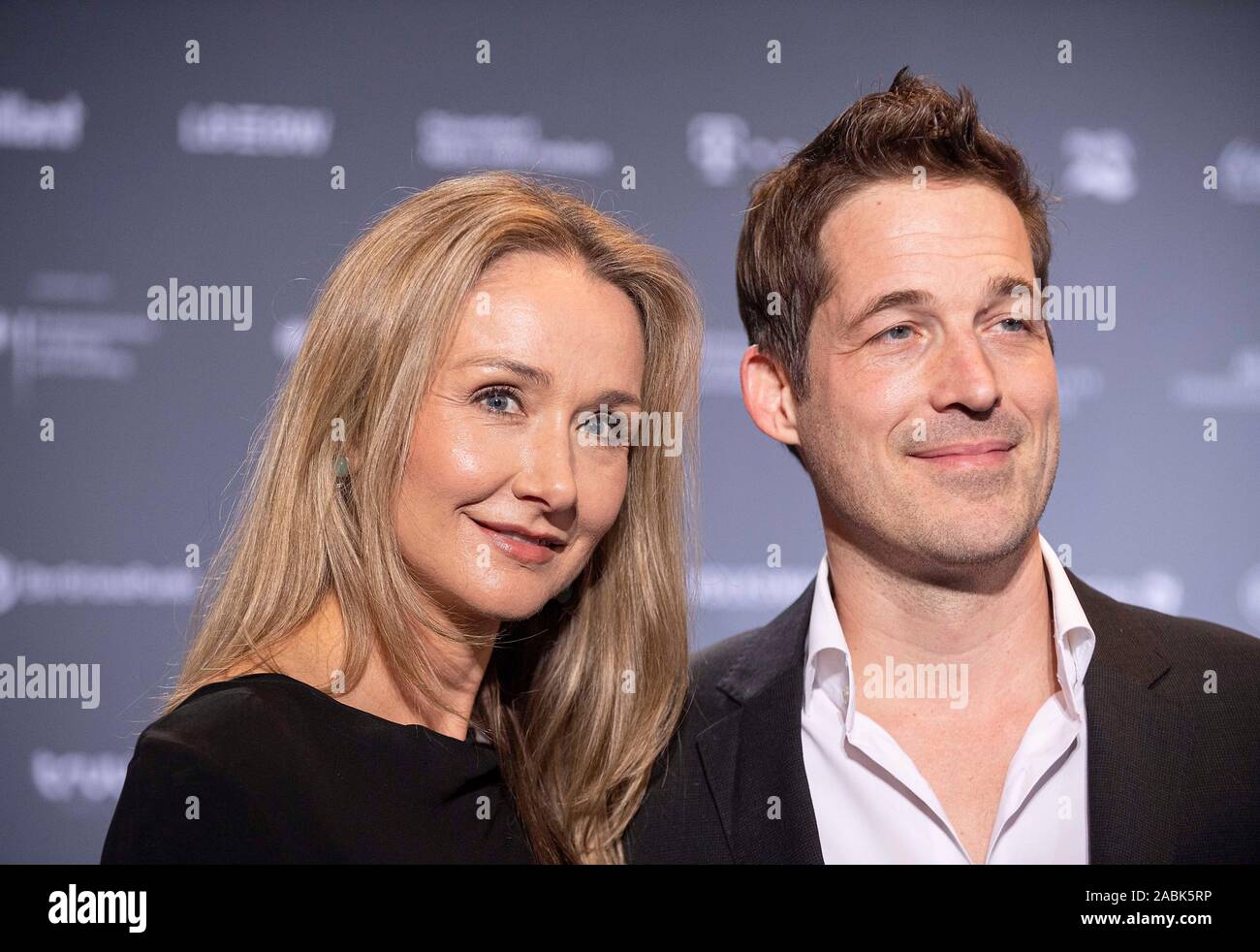 Alexandra COUSTEAU (environmental activist) with husband Fritz NEUMEYER ...
