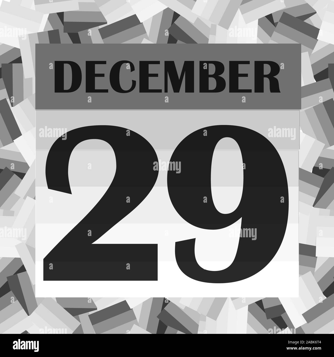 December 29 icon. For planning important day. Banner for holidays and ...