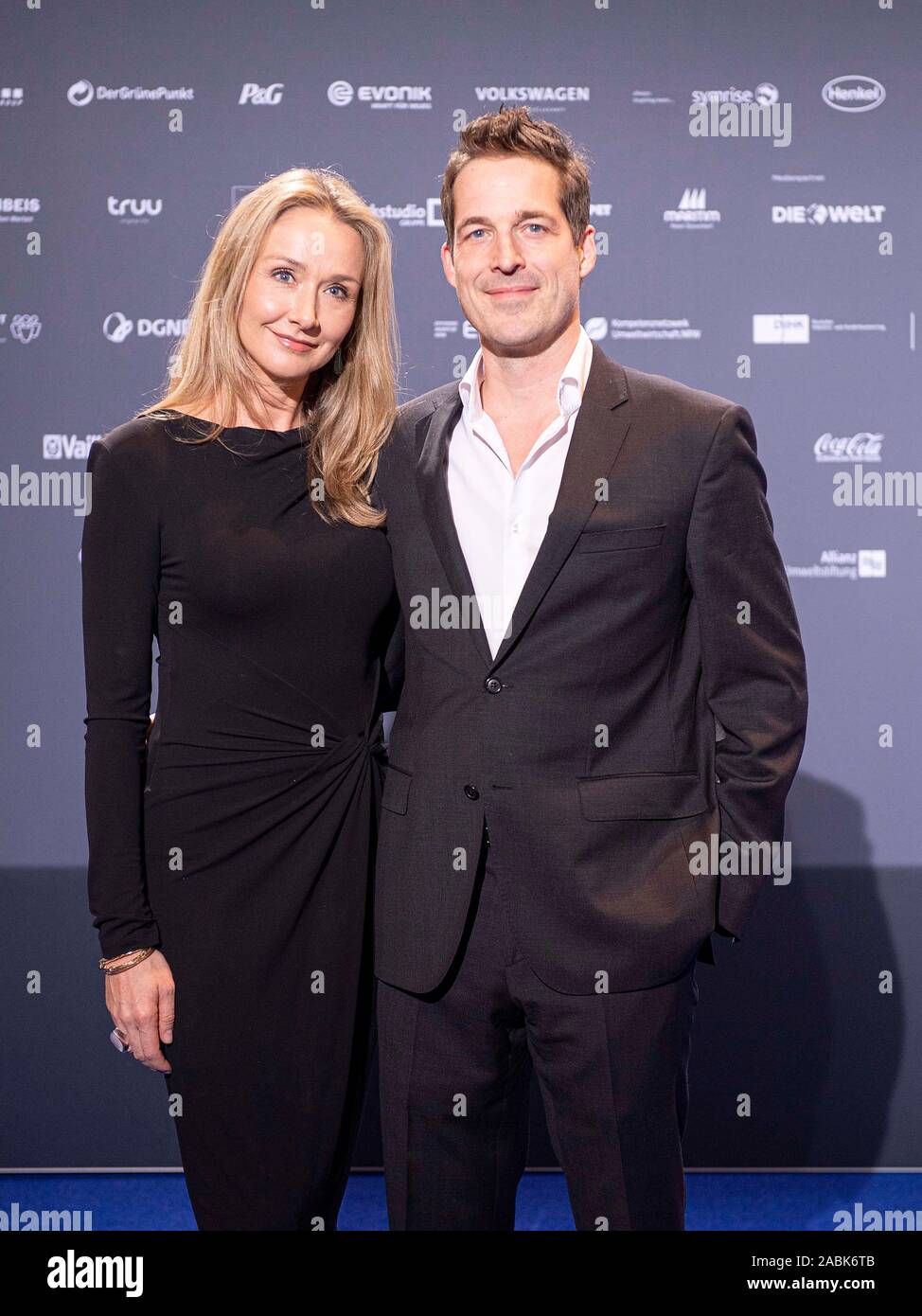 Alexandra COUSTEAU (environmental activist) with husband Fritz NEUMEYER ...