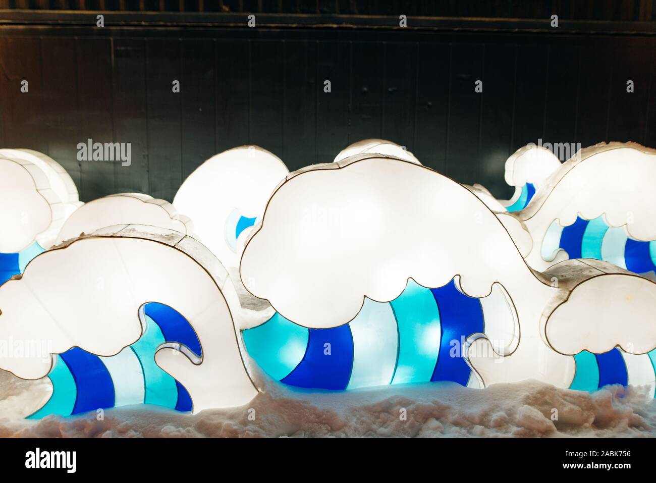 Chinese New Year Lighting Installation for year Stock Photo - Alamy