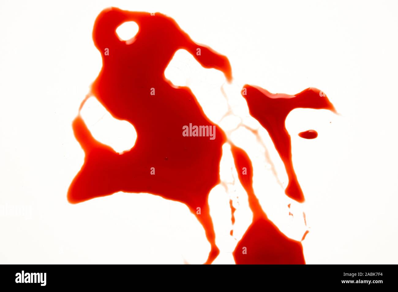 blood spatter and drops isolated Stock Photo - Alamy