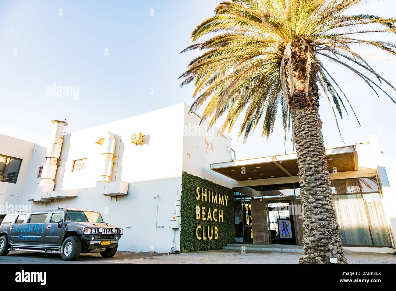 Cape Town, South Africa - October 13, 2019: Outside front entrance of ...