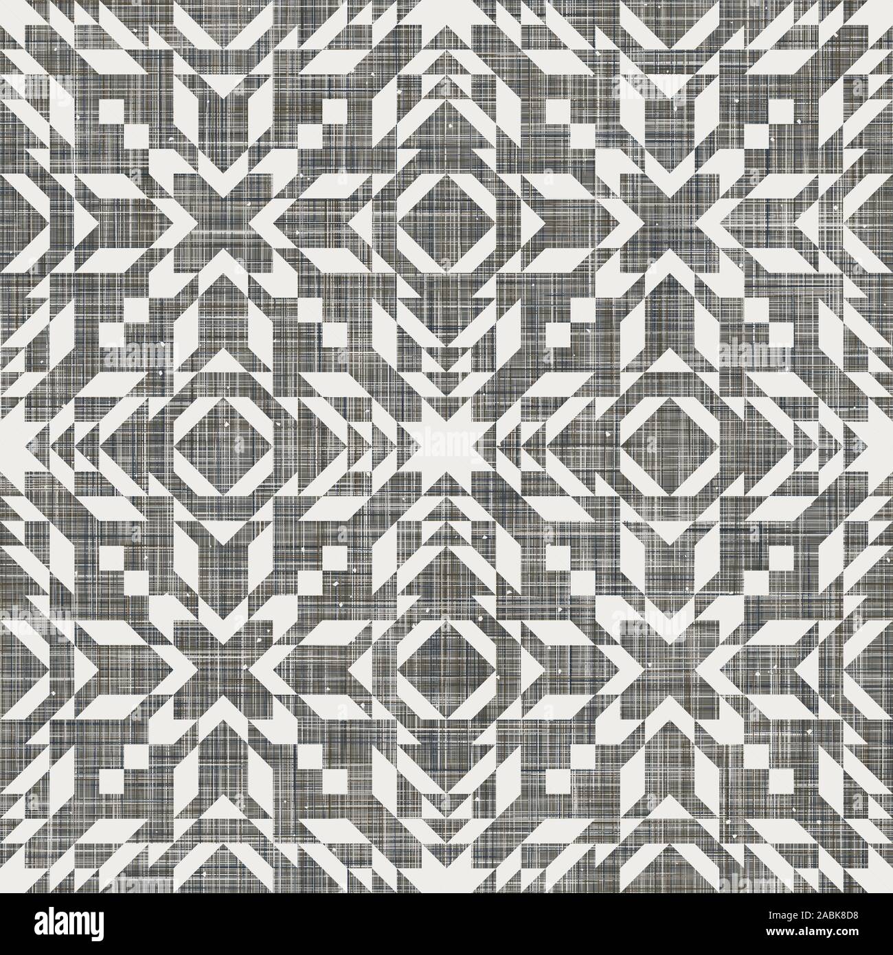 Seamless kilim swatch design on linen texture Stock Vector Image & Art ...