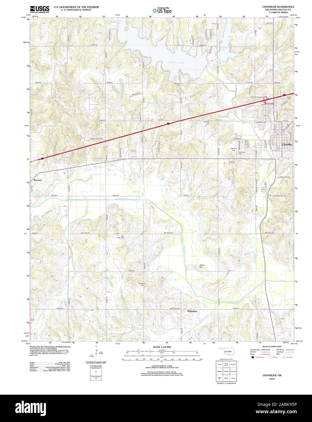 Map of chandler hi-res stock photography and images - Alamy