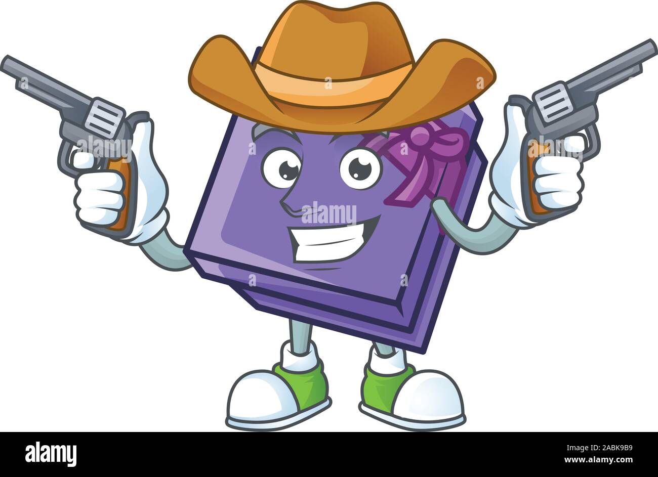 Purple cowboy hat Cut Out Stock Images & Pictures - Alamy
