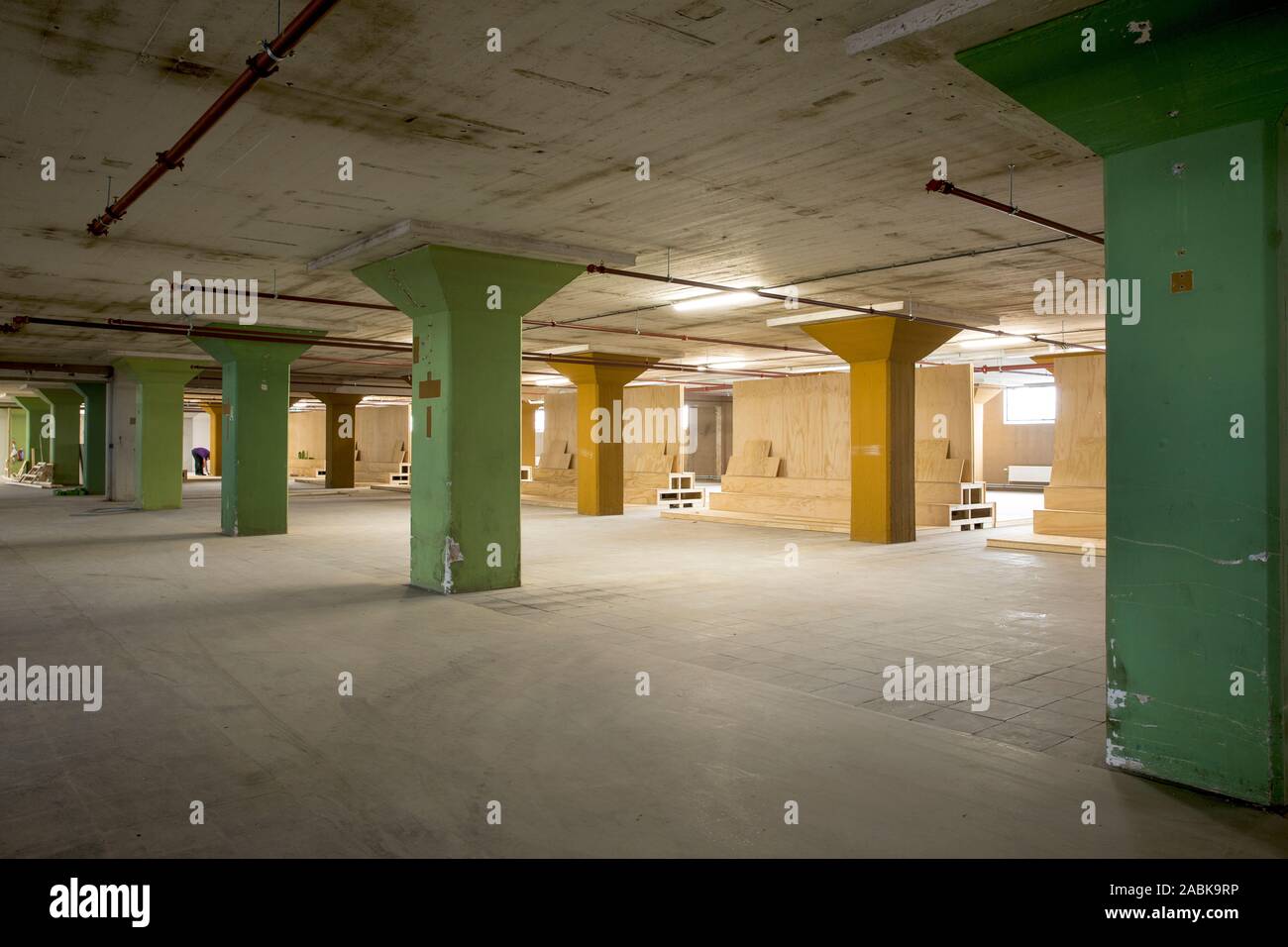 Eindhoven, The Netherlands, June 14th 2016. A big empty indutrial ...