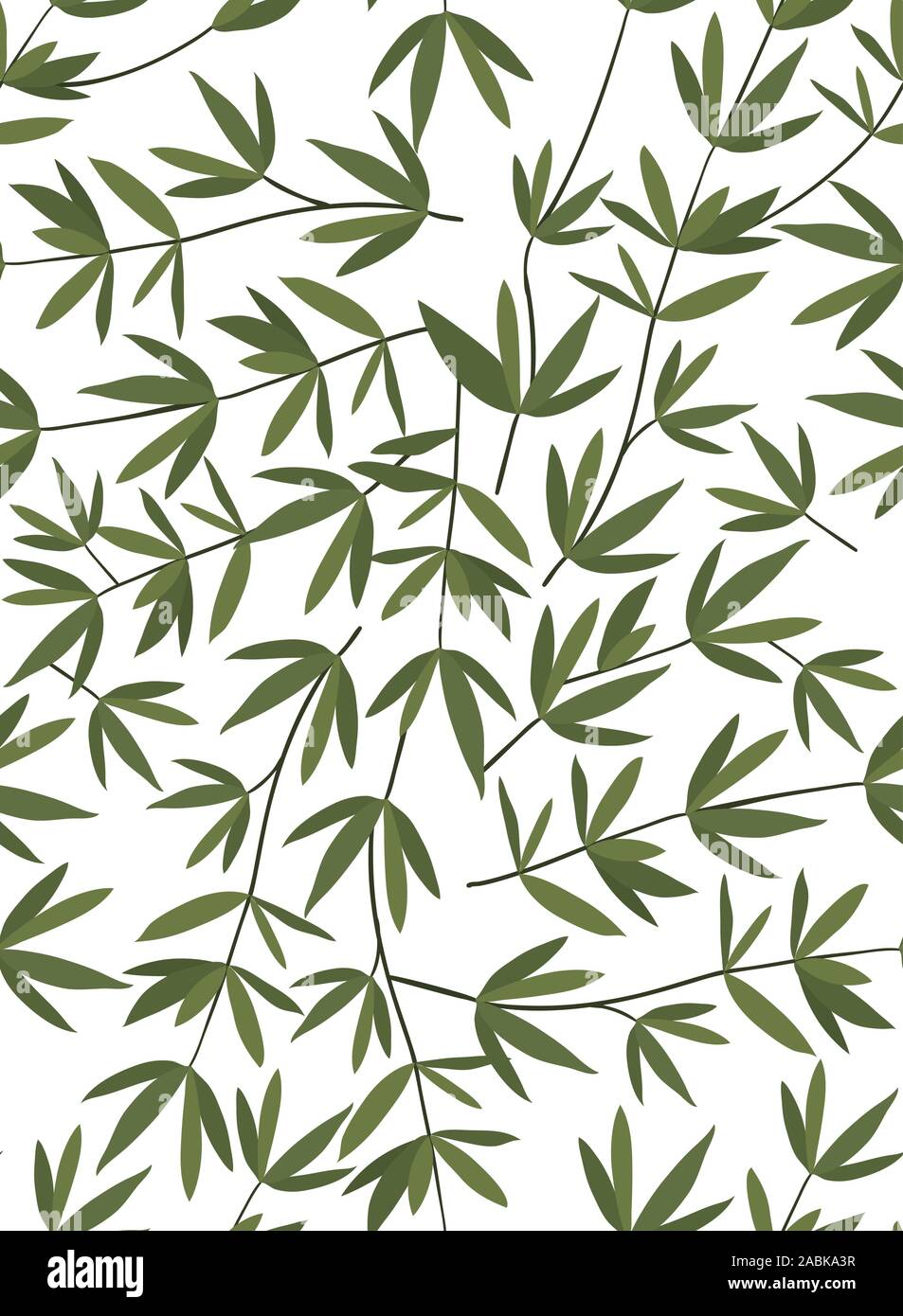 Isolated leaves background vector design Stock Vector Image & Art - Alamy