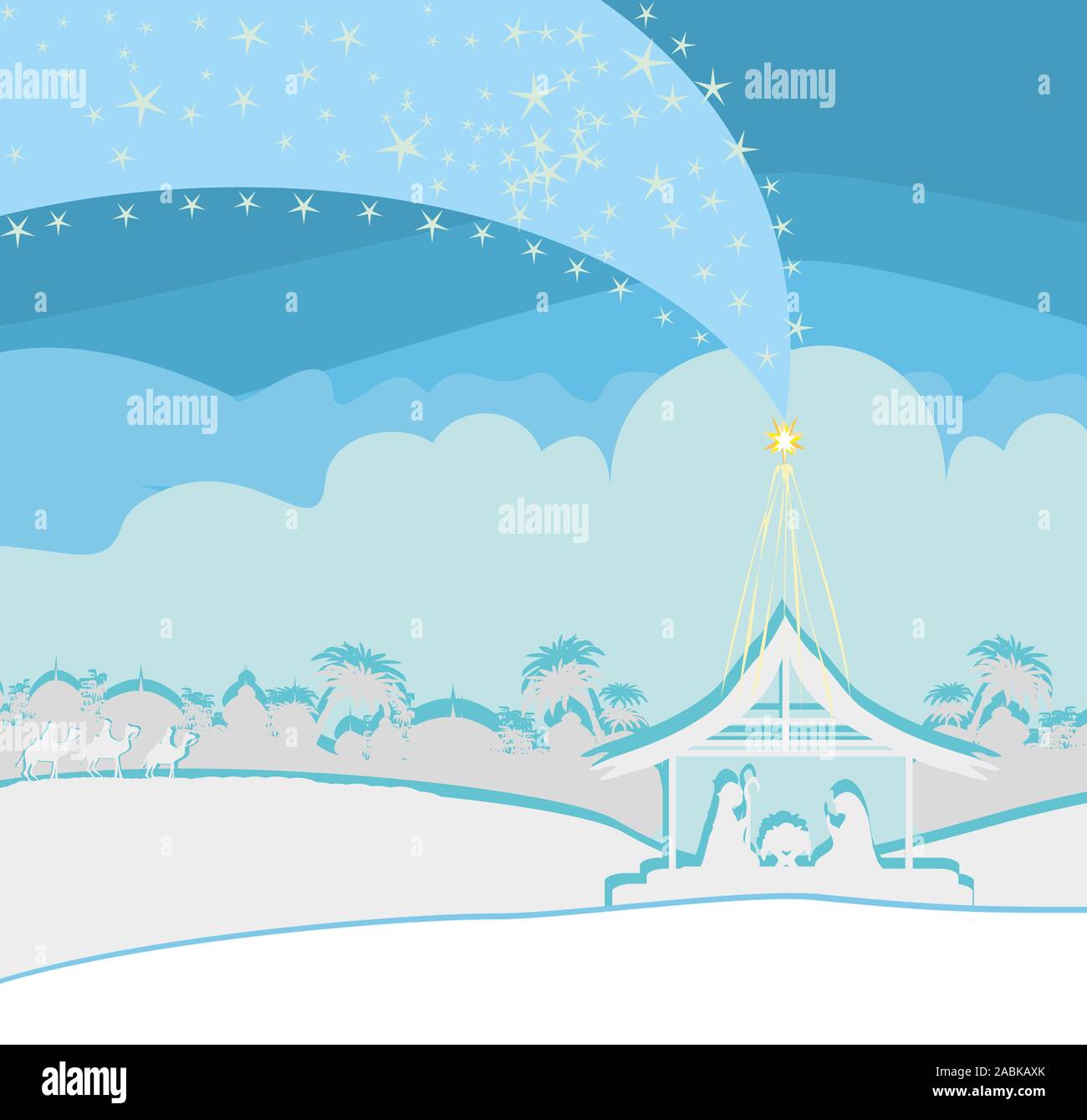 Birth of jesus bethlehem frame hi-res stock photography and images - Alamy
