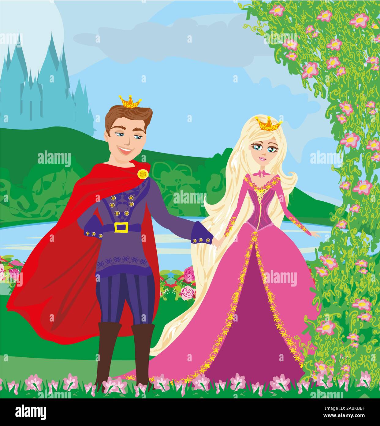 Beautiful Princess And Prince