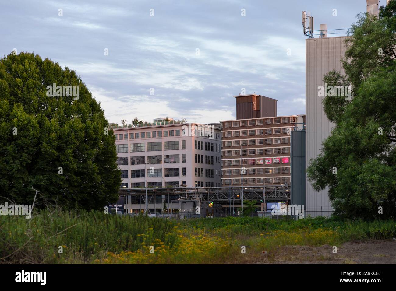 Eindhoven, The Netherlands, June 30th 2019. The front facade and ...