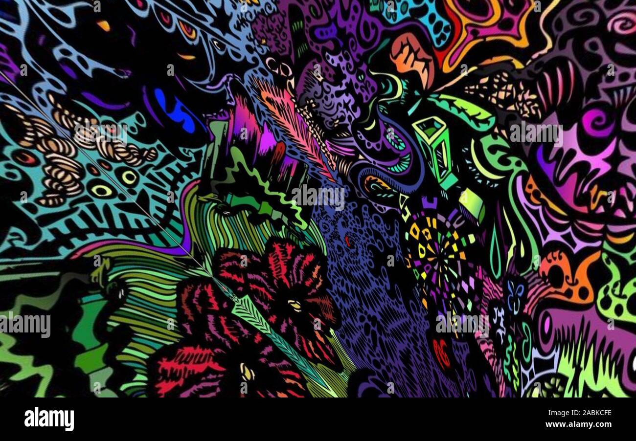 BLACK BACKGROUND ABSTRACT PATTERNS Stock Photo - Alamy