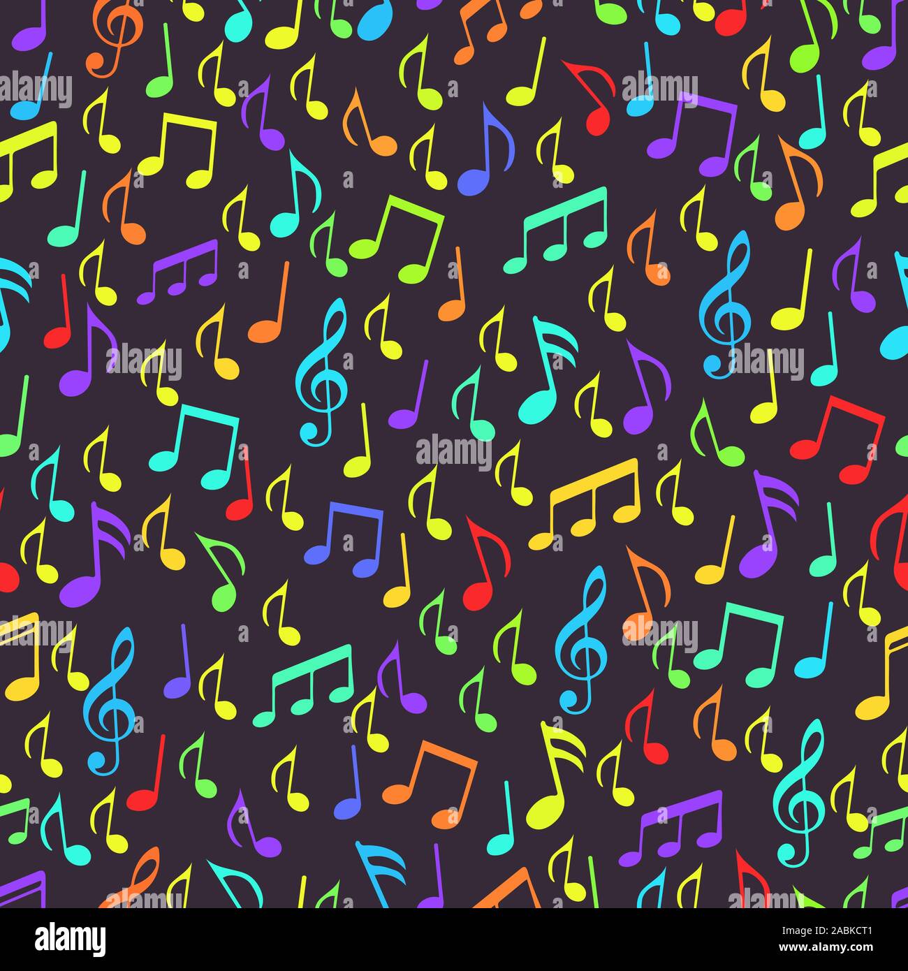 Colorful Music Note Designs