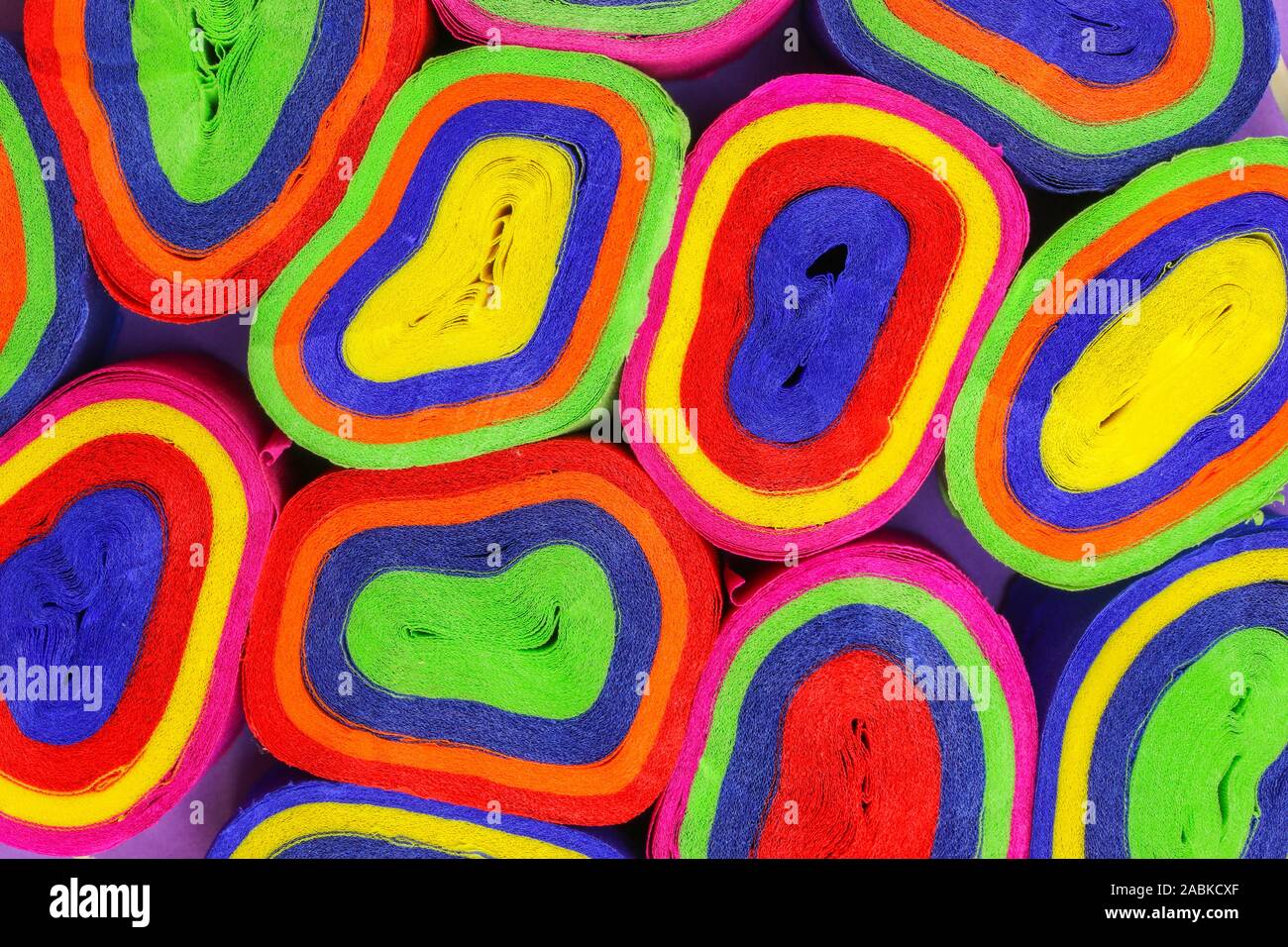 Detail blue crepe paper texture hi-res stock photography and images - Alamy