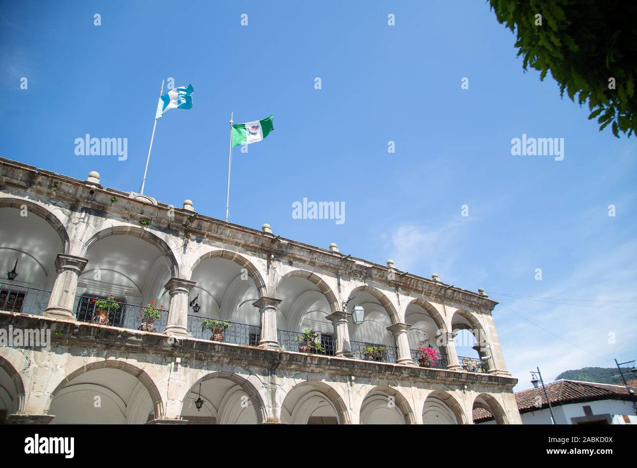 buildings in colonial city of Guatemala Stock Photo - Alamy