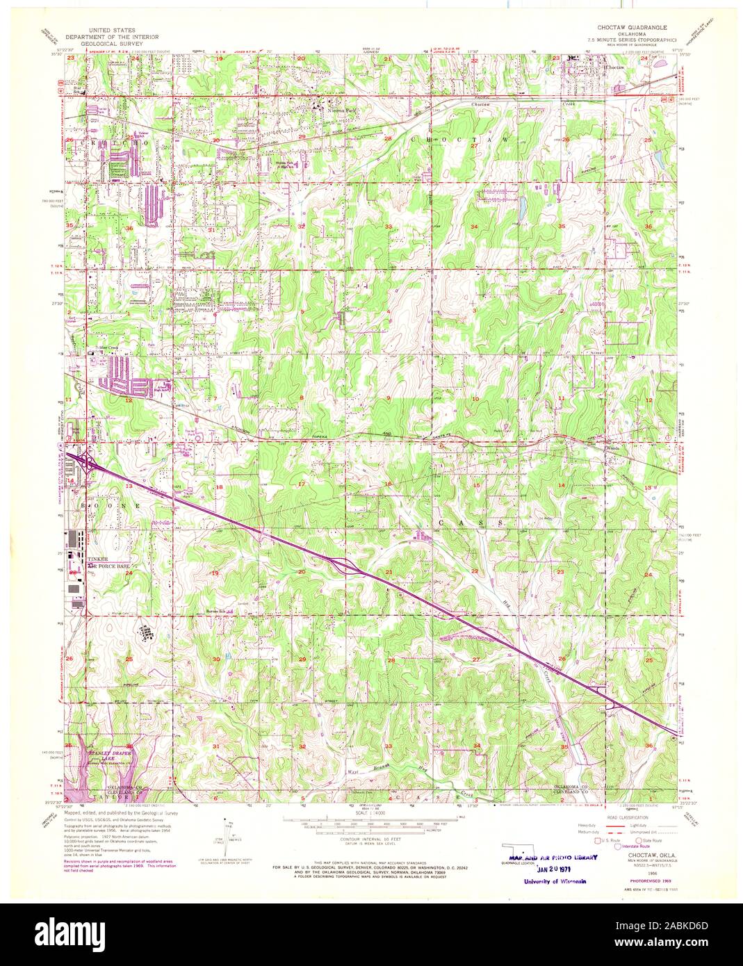 Choctaw map hi-res stock photography and images - Alamy