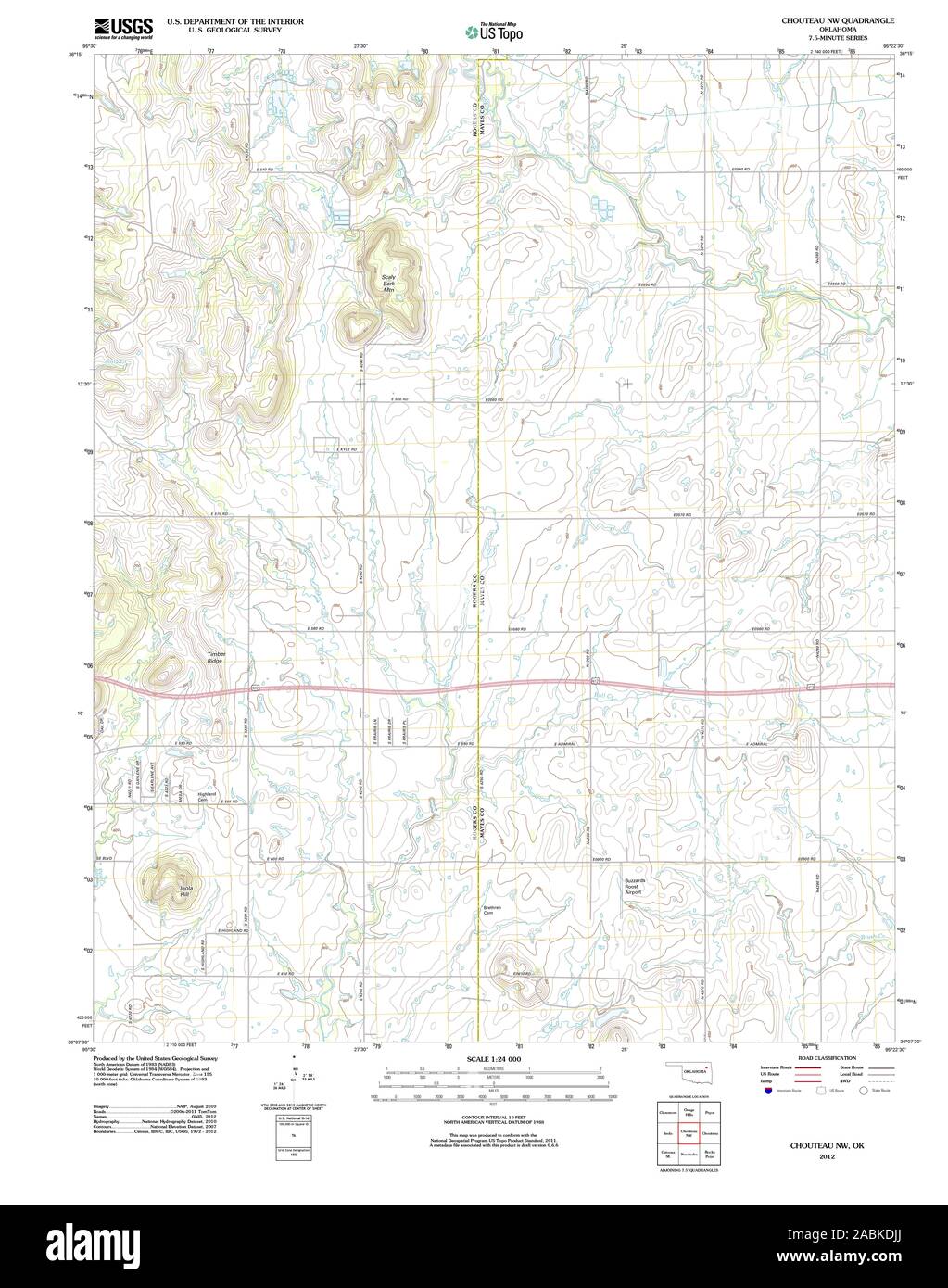 Map of chouteau hi-res stock photography and images - Alamy