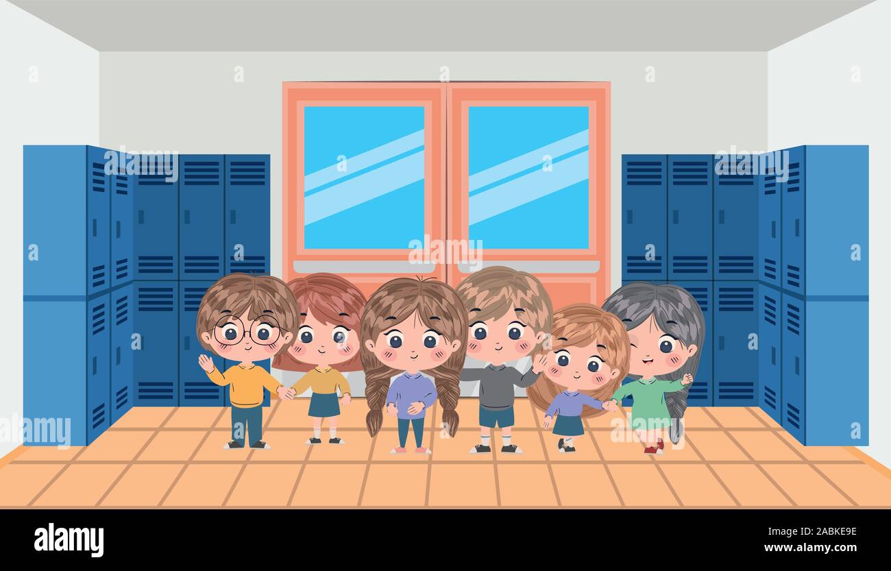 School kids cartoons vector design Stock Vector Image & Art - Alamy