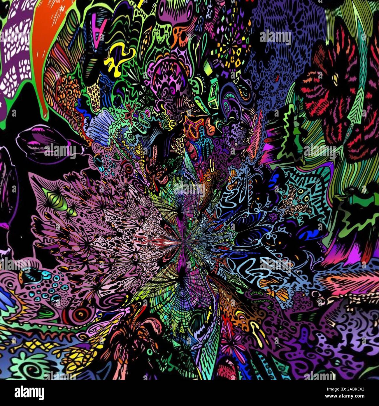 BLACK BACKGROUND ABSTRACT PATTERNS Stock Photo - Alamy