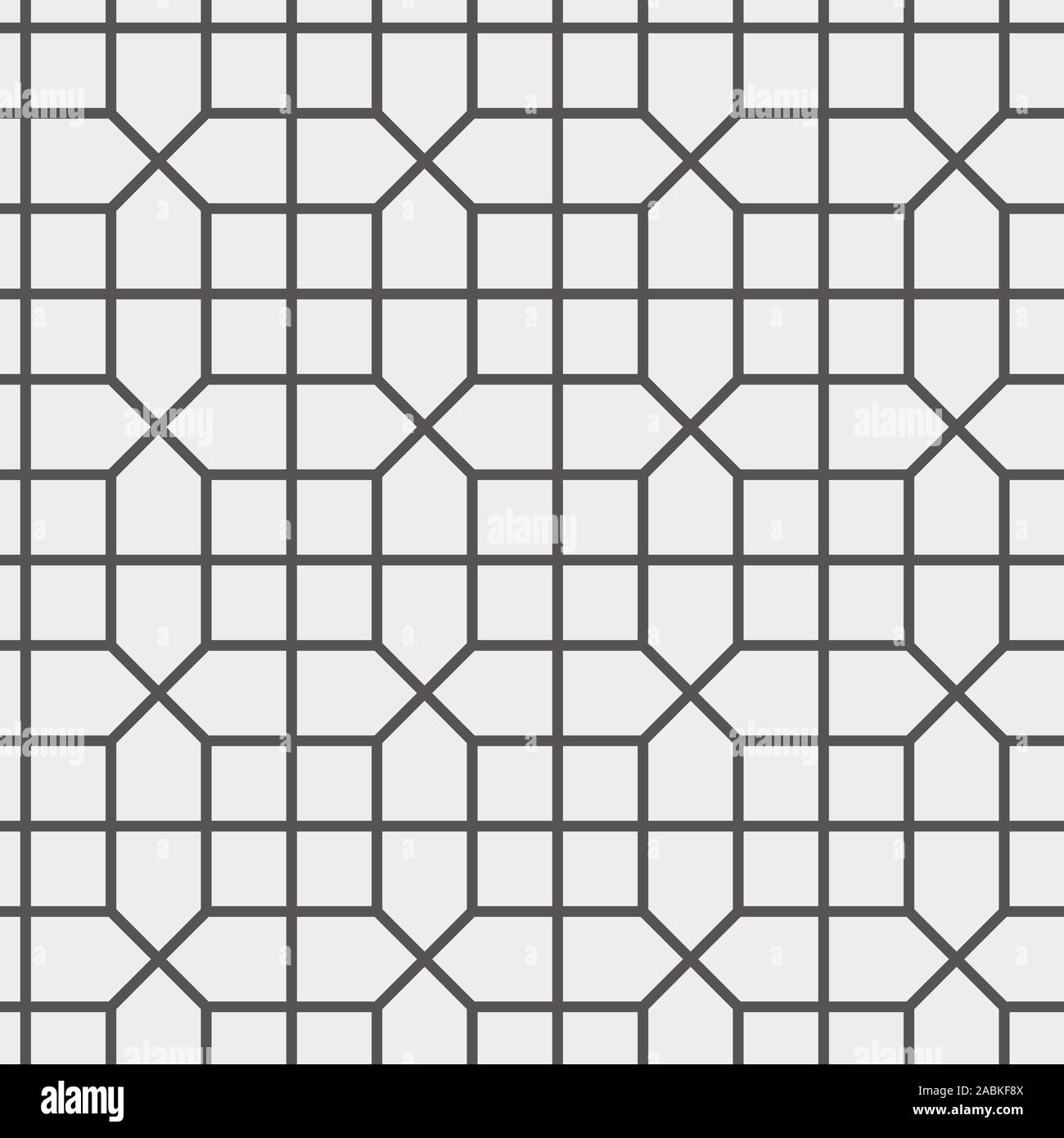 Chinese screen seamless pattern simple black white Stock Vector Image ...