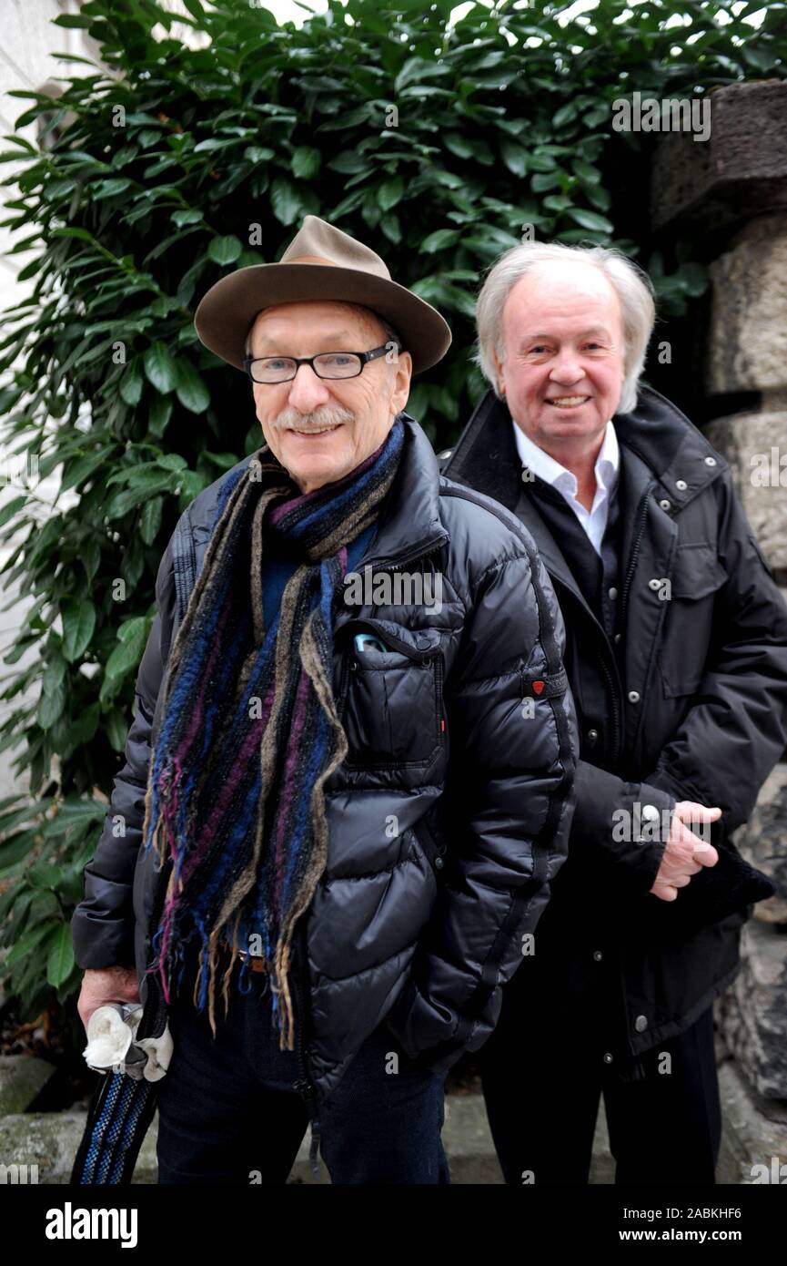 The actor Franz Xaver Kroetz (left) and the director and scriptwriter ...