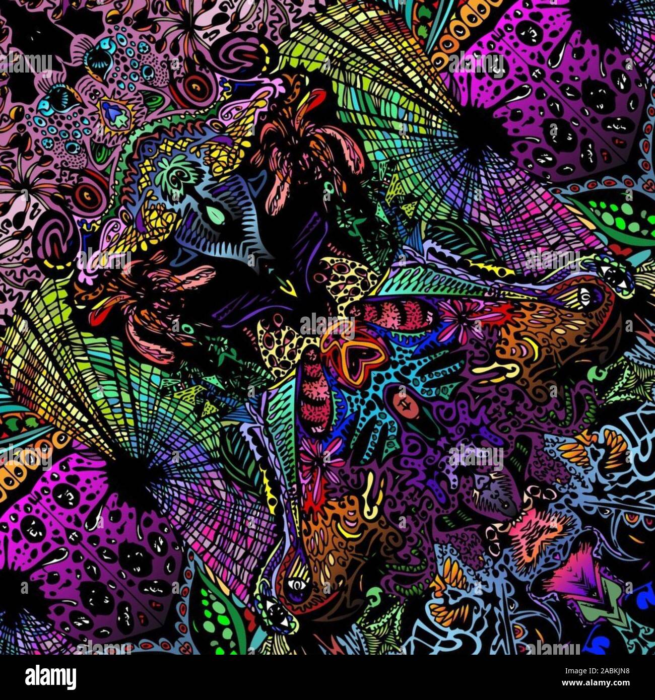 BLACK BACKGROUND ABSTRACT PATTERNS Stock Photo - Alamy