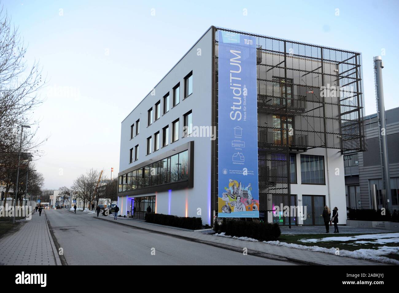 The new building "StudiTUM" of the TUM at the Campus Garching is an ...