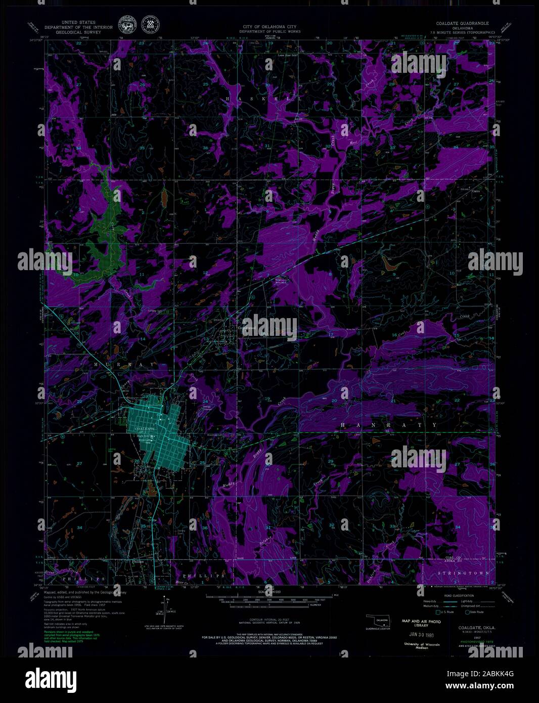 Map of coalgate hi-res stock photography and images - Alamy