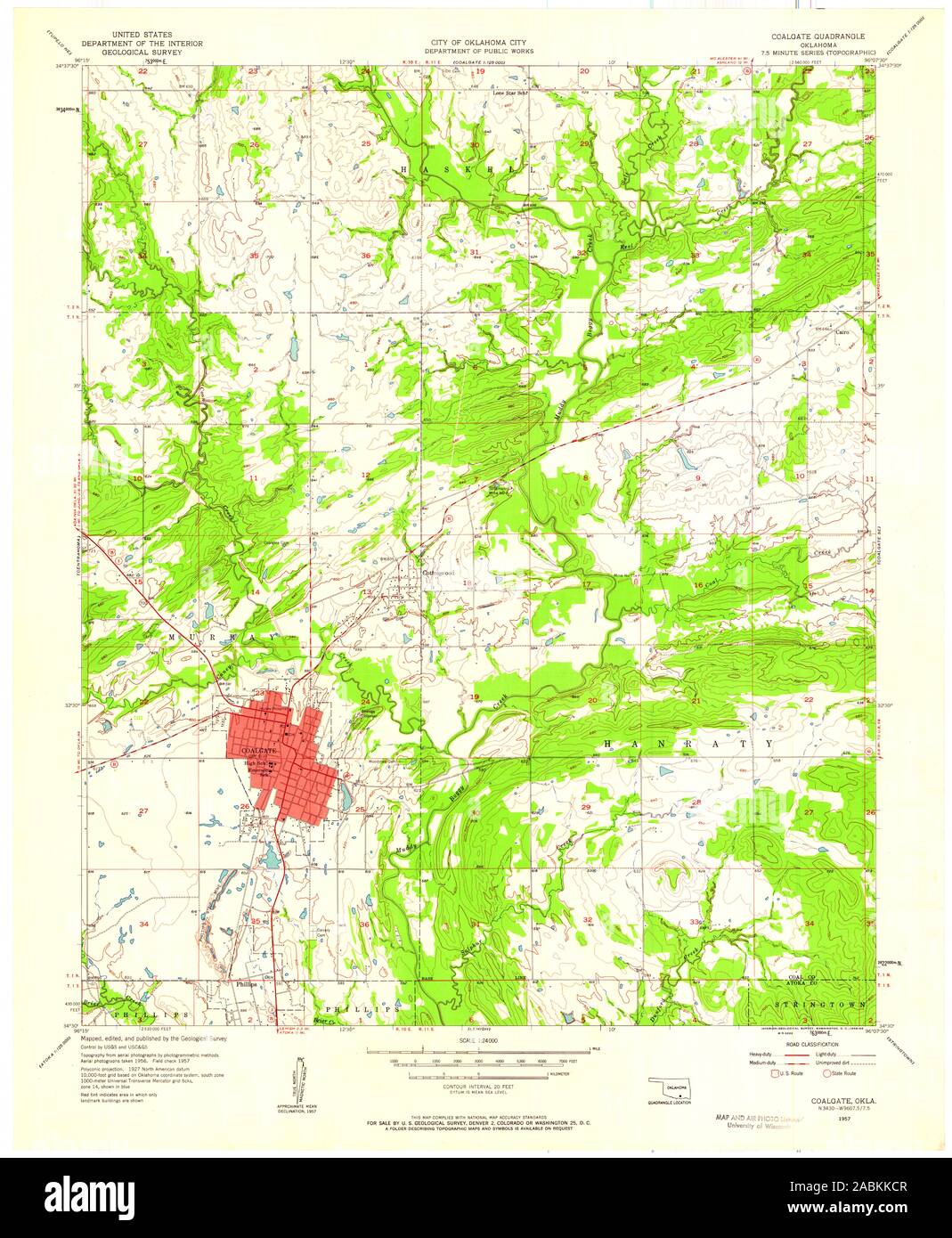 Map of coalgate hi-res stock photography and images - Alamy