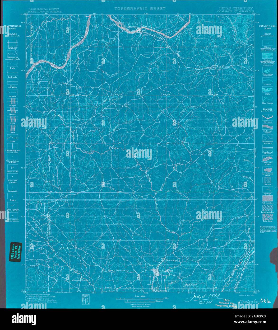 Map of coalgate hi-res stock photography and images - Alamy