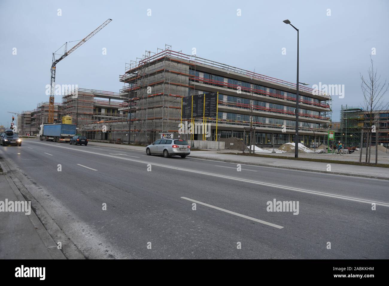 The construction site of the planned educational centre in the new ...