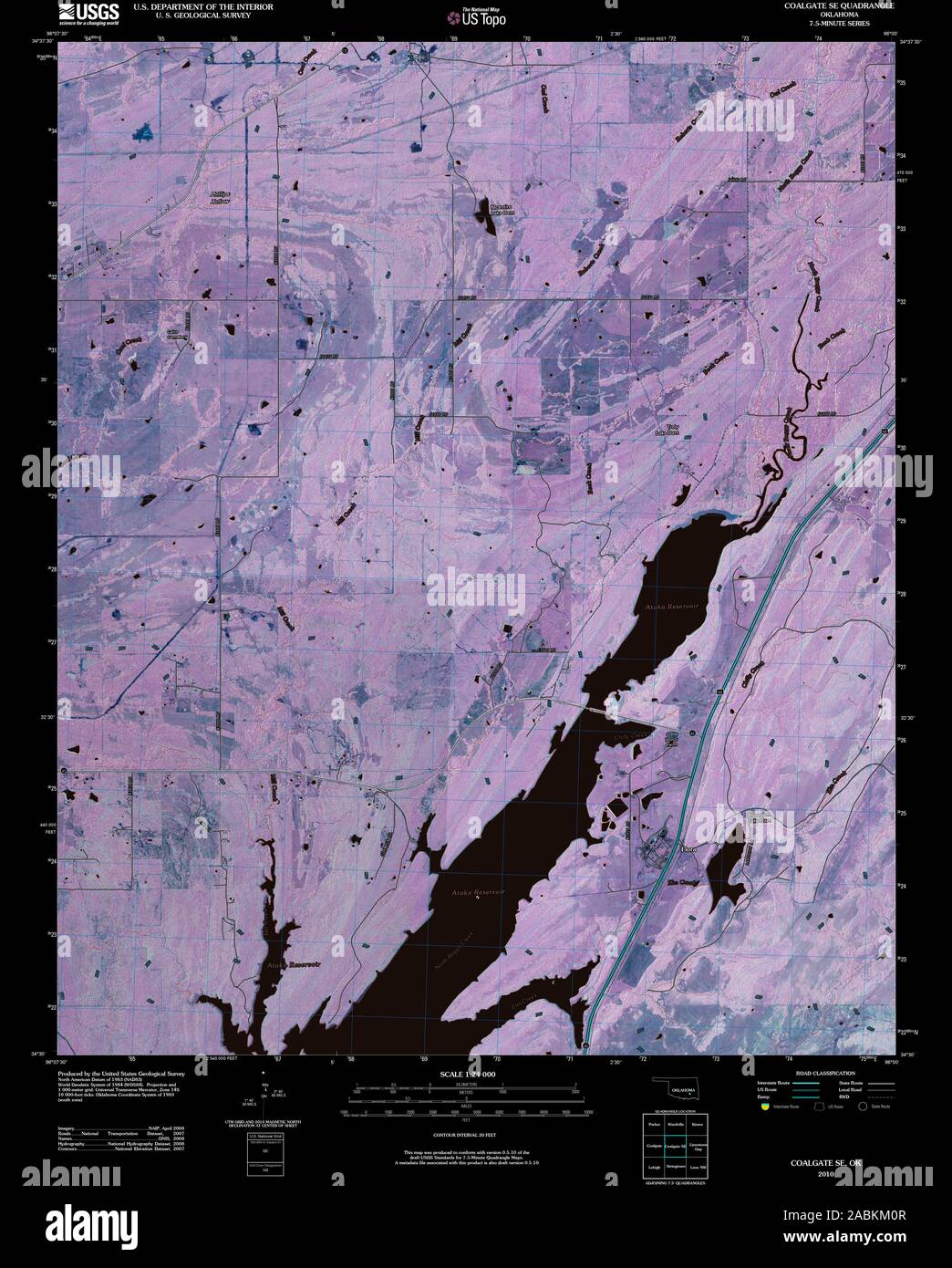 Map of coalgate hi-res stock photography and images - Alamy