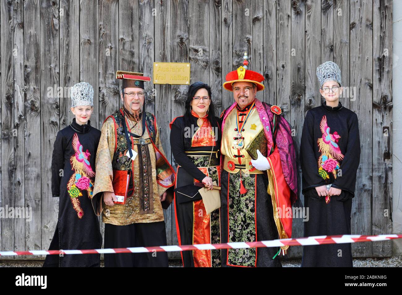 At the "Dietfurt Chinese Carnival" the small town Dietfurt a.d.Altmühl ...