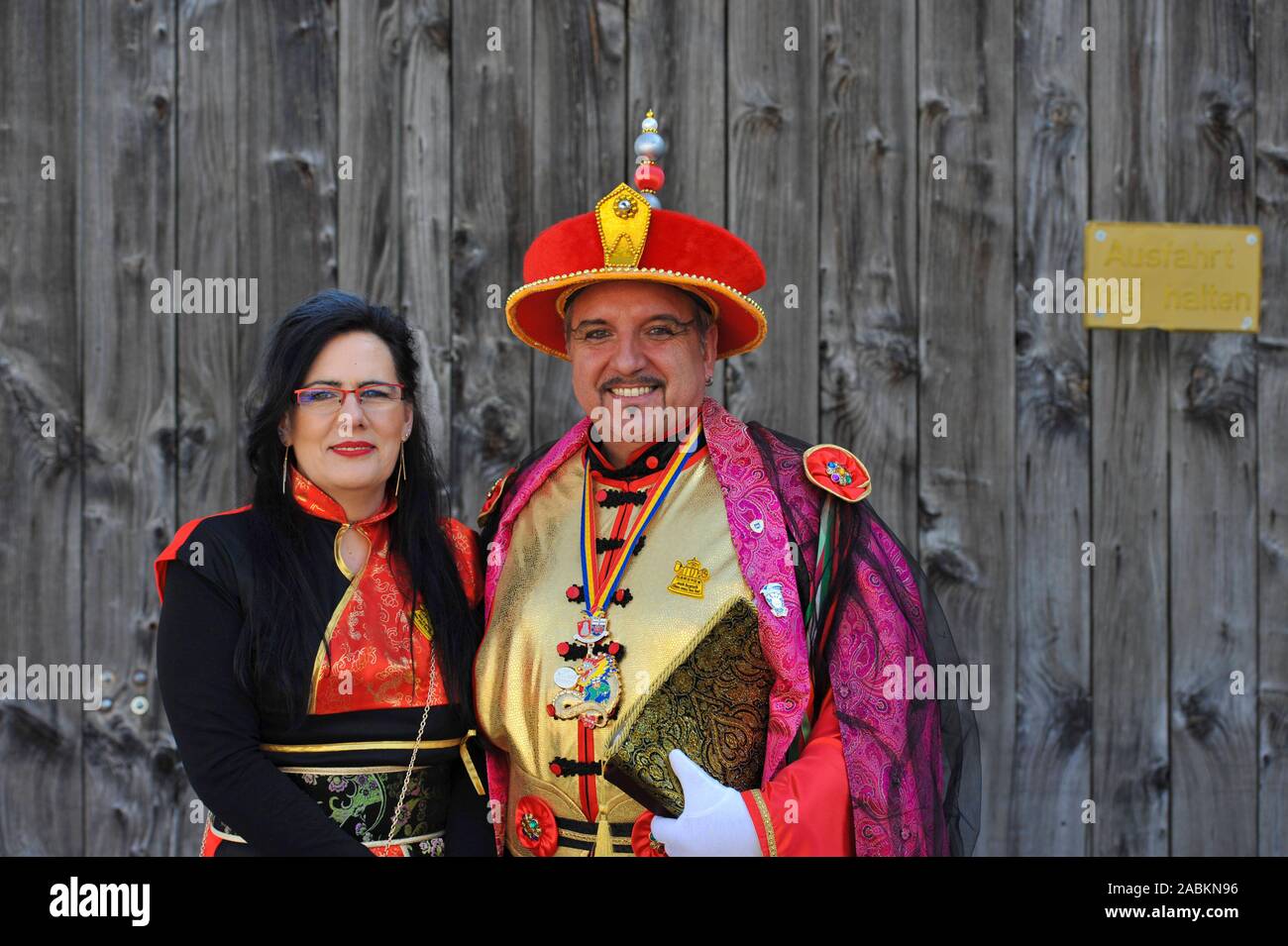 At the "Dietfurt Chinese Carnival" the small town Dietfurt a.d.Altmühl ...