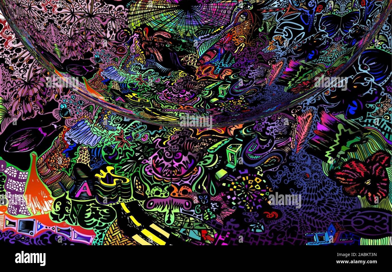 BLACK BACKGROUND ABSTRACT PATTERNS Stock Photo - Alamy